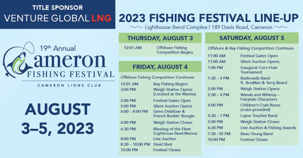 Cameron Fishing Festival - CAMERON LIONS CLUB